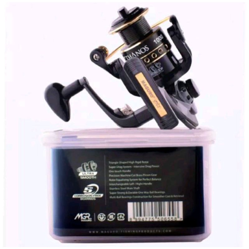 Jual [COD] Reel Maguro Thanos - 5BB | Spinning | Kolam | Laut | Pilih Ukuran | Shopee Indonesia