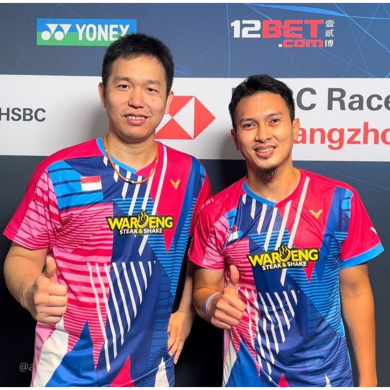 Jual Jersey Badminton Victor Kualitas GO + sablon Polyflex | Shopee ...