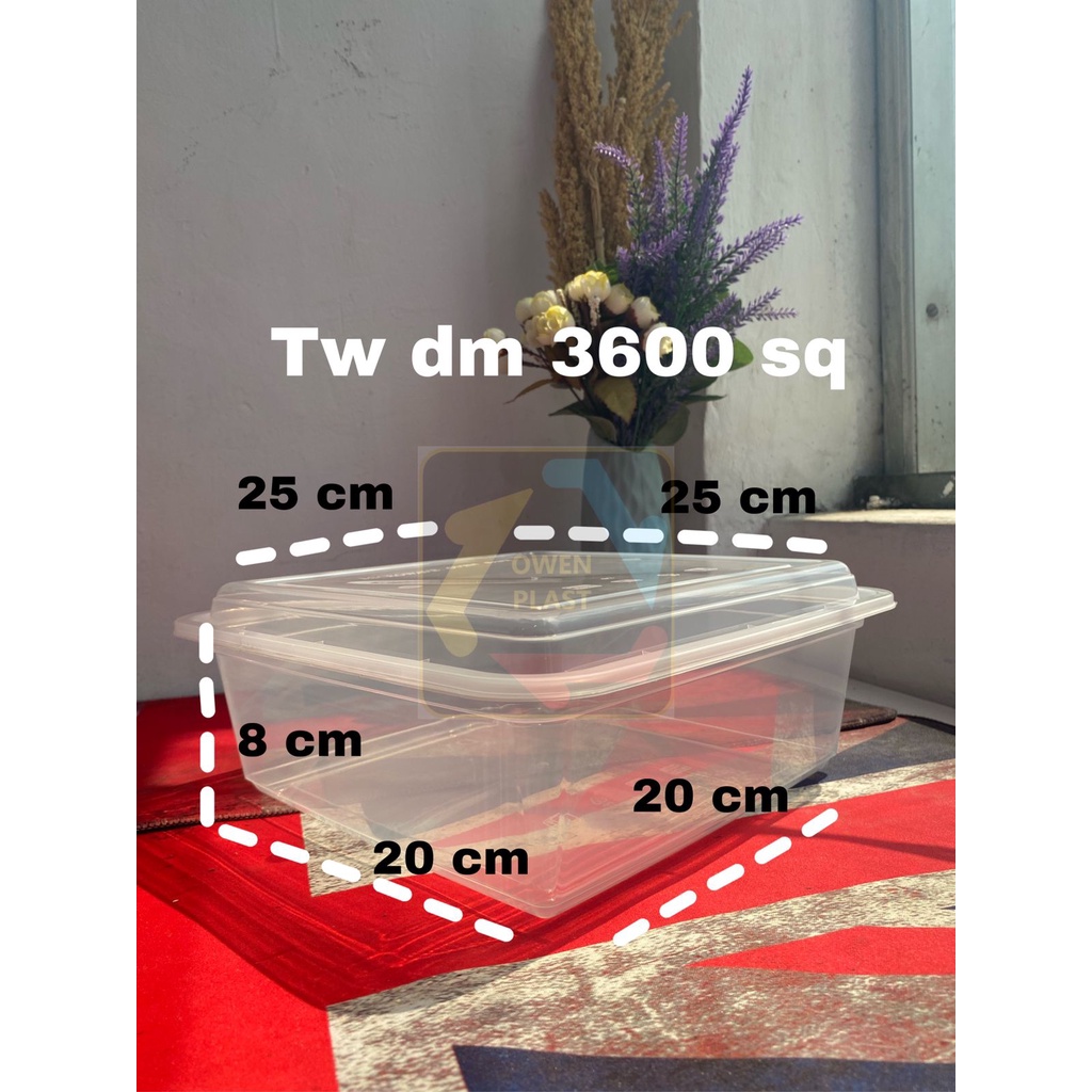 Jual THINWALL DM 3600 SQ/ KOTAK PLASTIK JUMBO MEREK DM ISI 10 SET | Shopee Indonesia