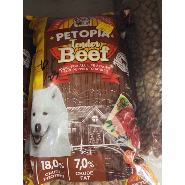 Jual Petopia dog Beef 1kg | Shopee Indonesia