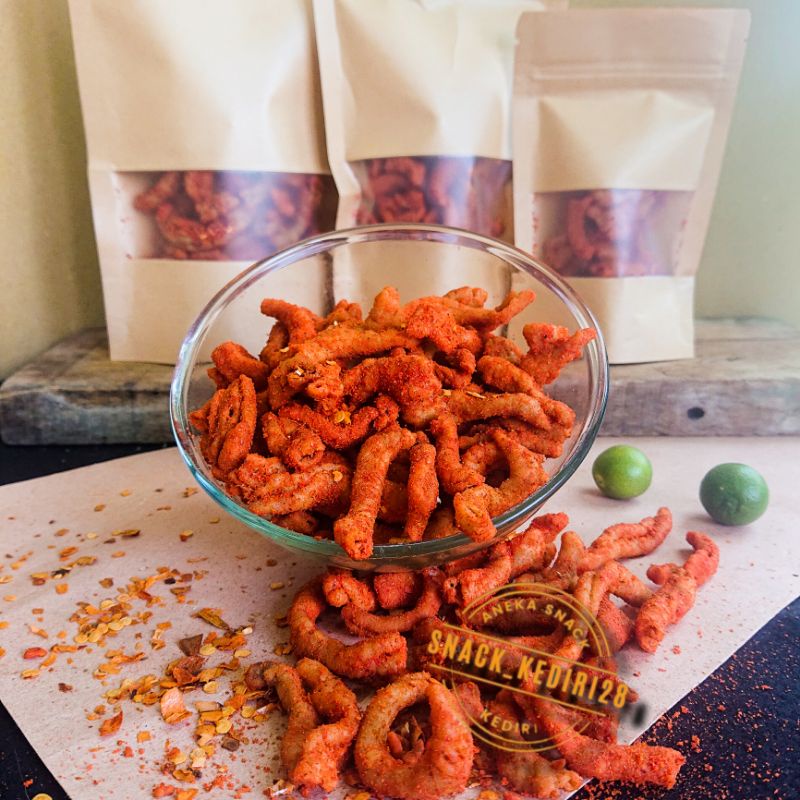 Jual Keripik Usus Pedas Balado 500gr | Shopee Indonesia