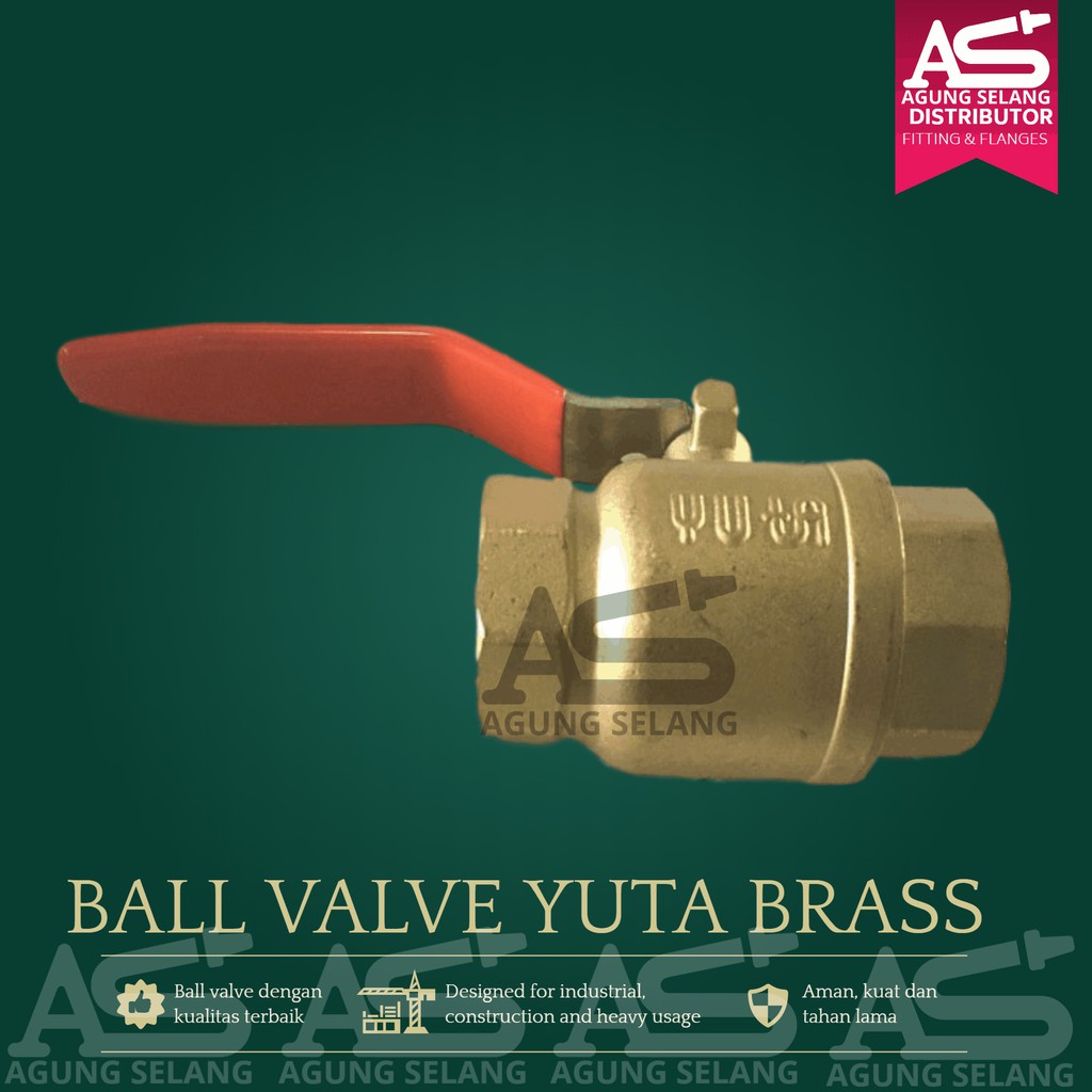 Jual Ball Valve YUTA 2 1/2 inch Kuningan Original Stop Kran Keran Brass | Shopee Indonesia
