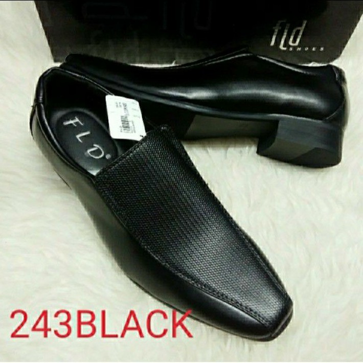 Jual Fladeo Sepatu Formal Pria Branded Tanpa Tali 243 Black | Shopee ...