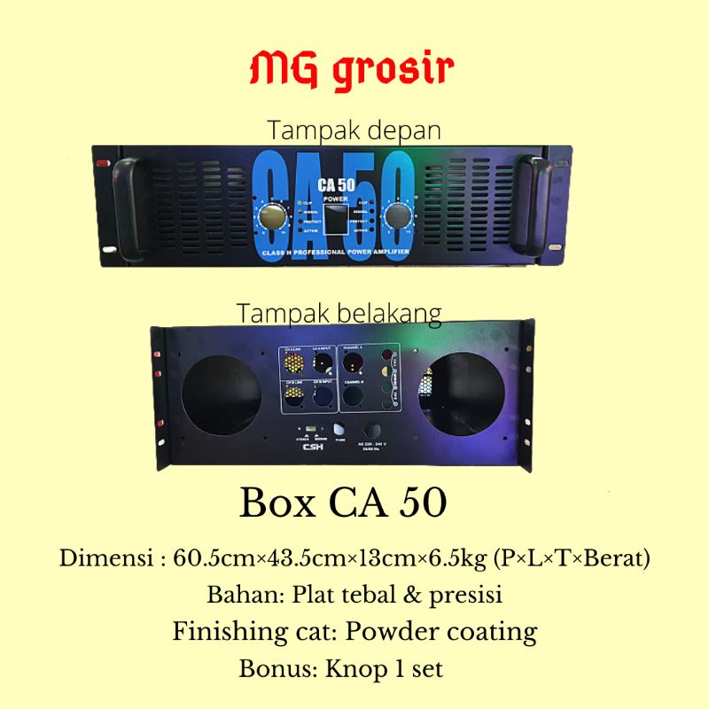 Jual Box power TEBAL CA50 2CH (siap kirim) | Shopee Indonesia
