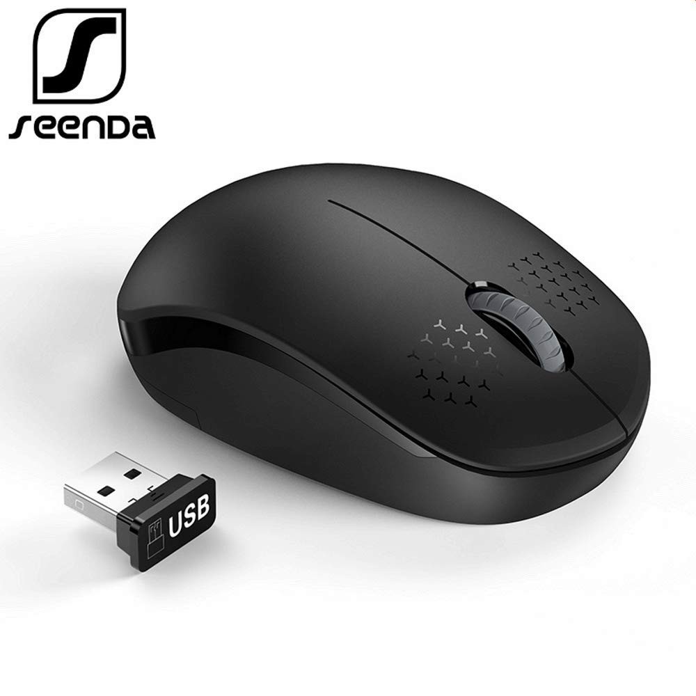 Jual Bebas ongkir SeenDa Noiseless Optical Mouse 2.4GHz USB Nano ...