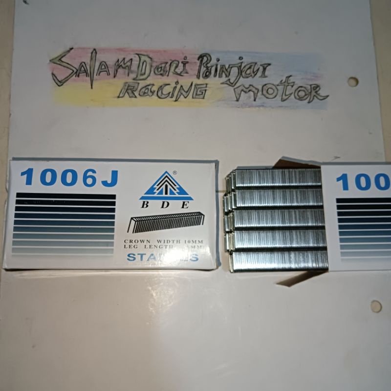 Jual STAPLES TEMBAK GUN / ISI STAPLER STAPLES TEMBAK / STAPLESS ...