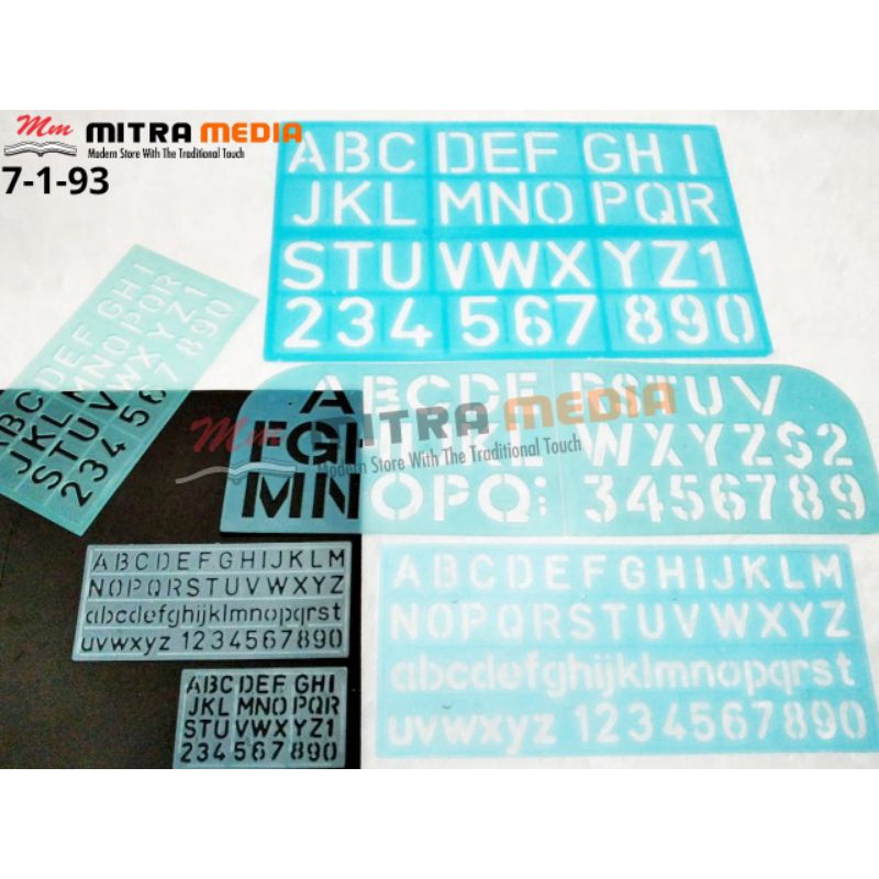 Jual PENGGARIS SABLON HURUF ANGKA MURAH | Shopee Indonesia