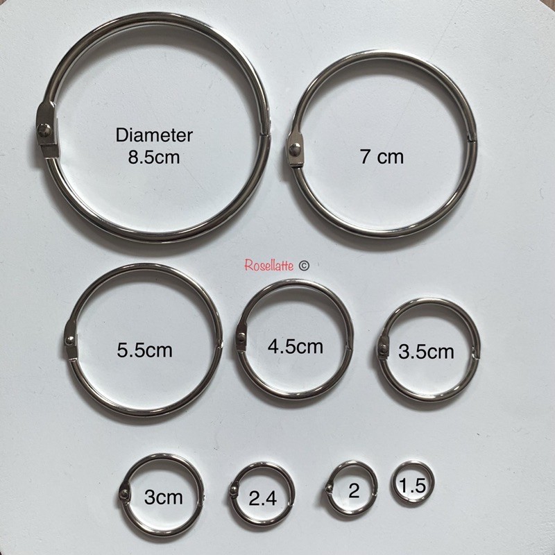 Jual RING TAS BULAT RING O STAINLESS BUKA TUTUP | Shopee Indonesia