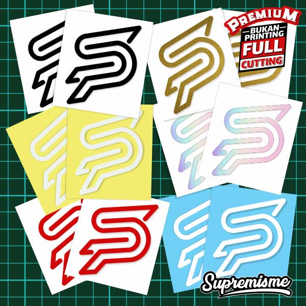 Jual Stiker SP Logo / Sticker Racing SP Logo / Stiker Visor SP Logo ...
