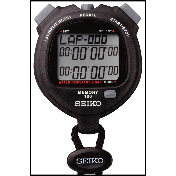 Jual Stopwatch Seiko S23601P Digital 100 Lap Memory - Stop Watch Seiko ...