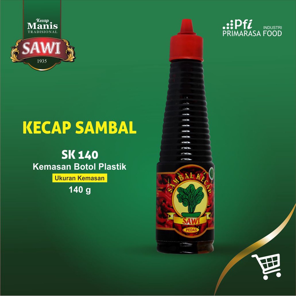Jual SAWI - Sambal Kecap Sawi 140ml (Kemasan Botol Plastik) | Shopee ...