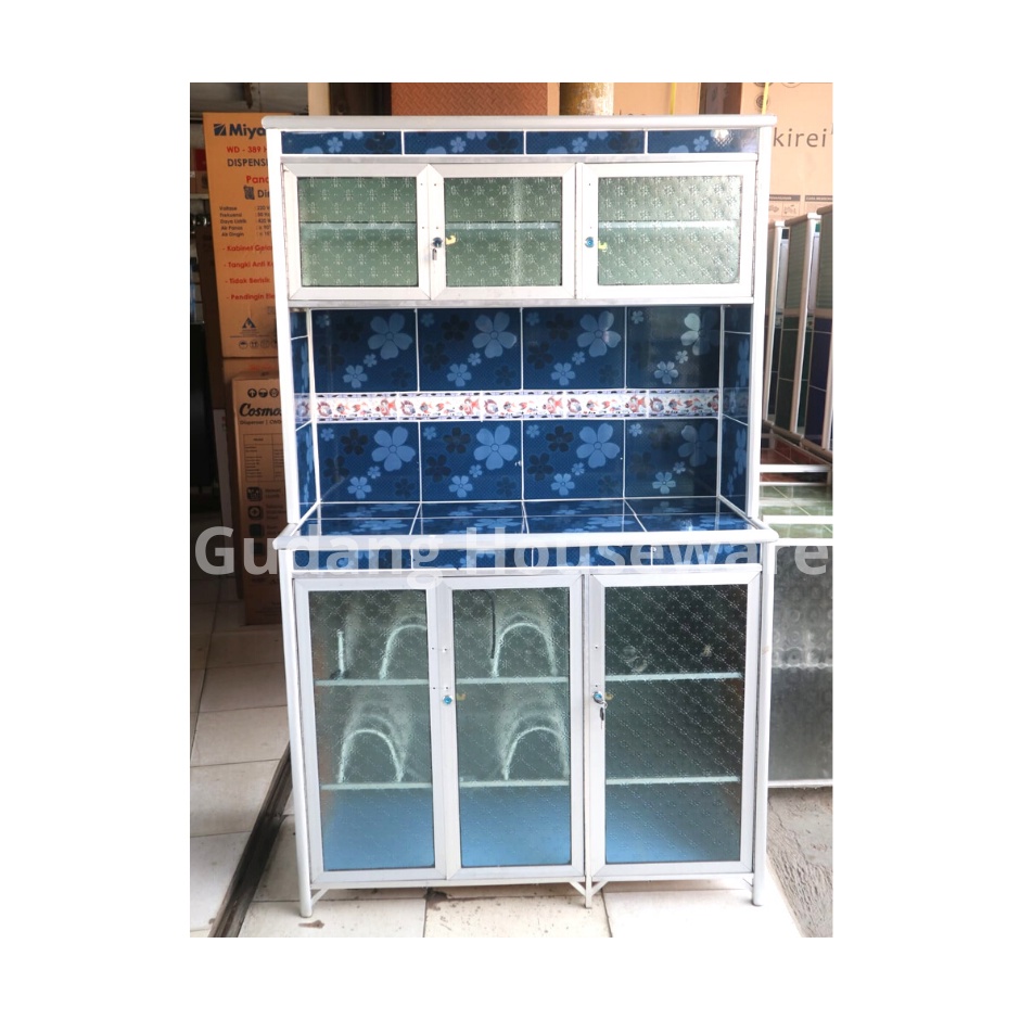 Jual Rak Piring Super 3Pintu Rata Polos | Rak Piring Gambar | Rak ...