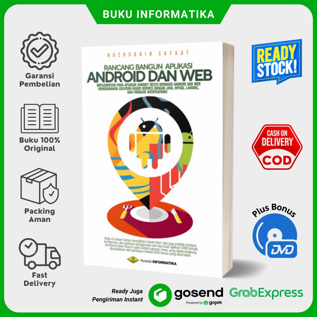 Jual Buku Rancang Bangun Aplikasi Android Dan Web + Bonus DVD | Shopee ... Jual Buku Rancang Bangun Aplikasi Android Dan Web + Bonus DVD | Shopee ...