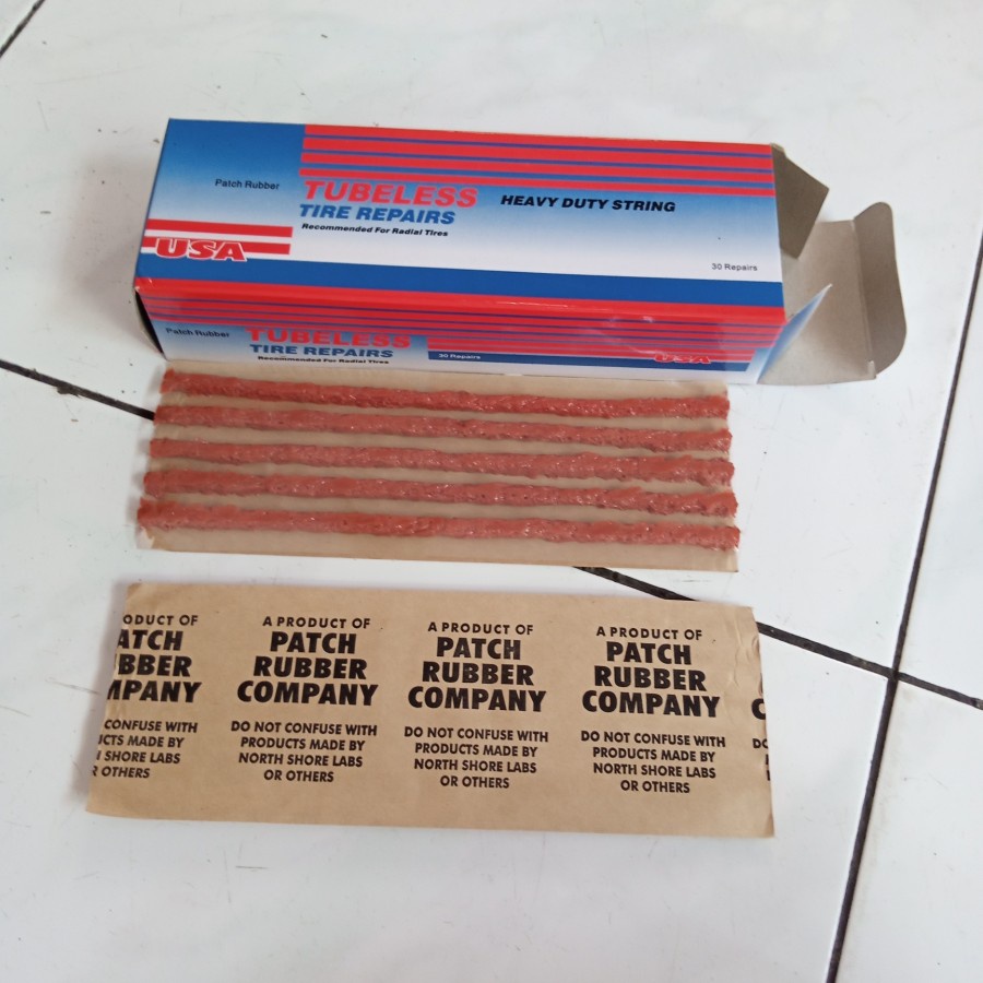 Jual Refill Isi ulang alat tambal ban refil lem cacing karet tubeless 1 ...