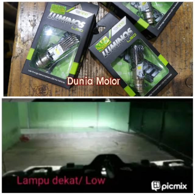 Jual LAMPU LED LUMINOS - BOHLAM MOTOR LAMPU LED H6 motor bebek dan ...
