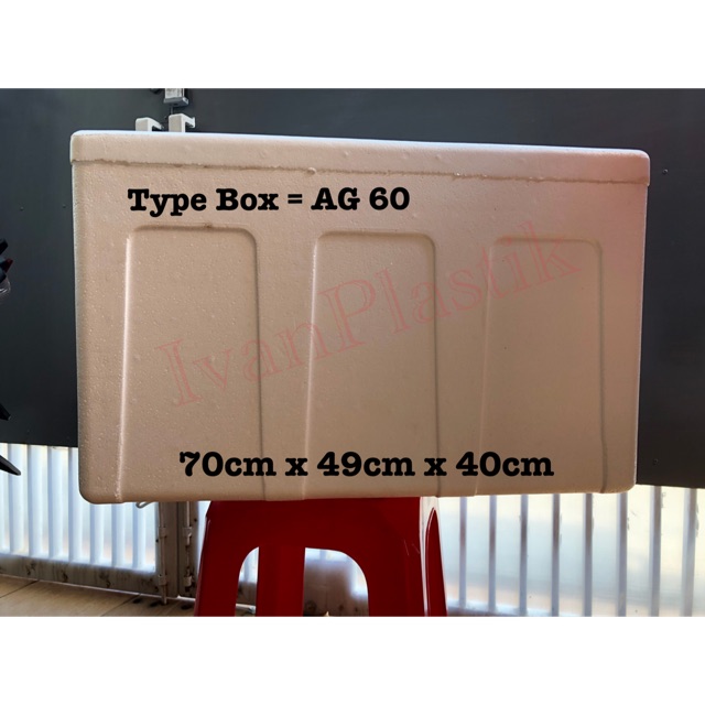 Jual Styrofoam Box AG 60 Big Box 70cm x 49cm x 40cm | Shopee Indonesia