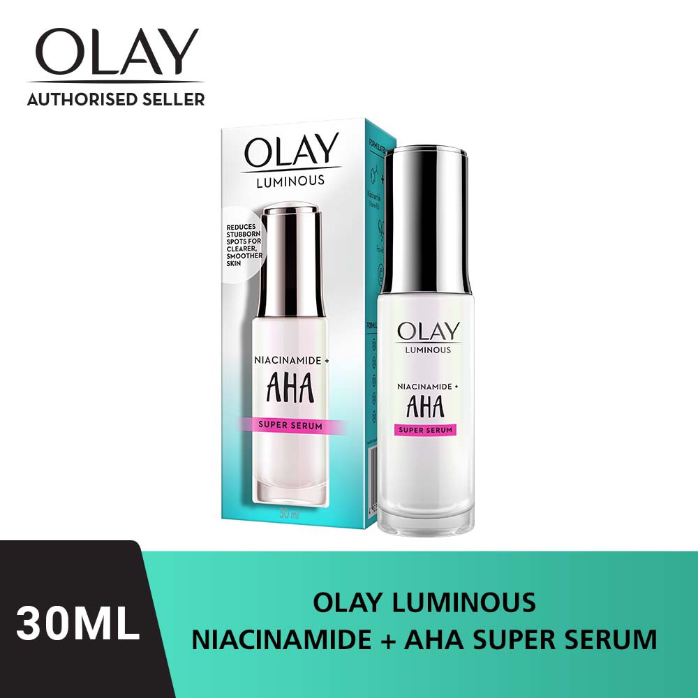 Jual Olay Luminous Niacinamide AHA Serum Skincare Brightening 30ml ...