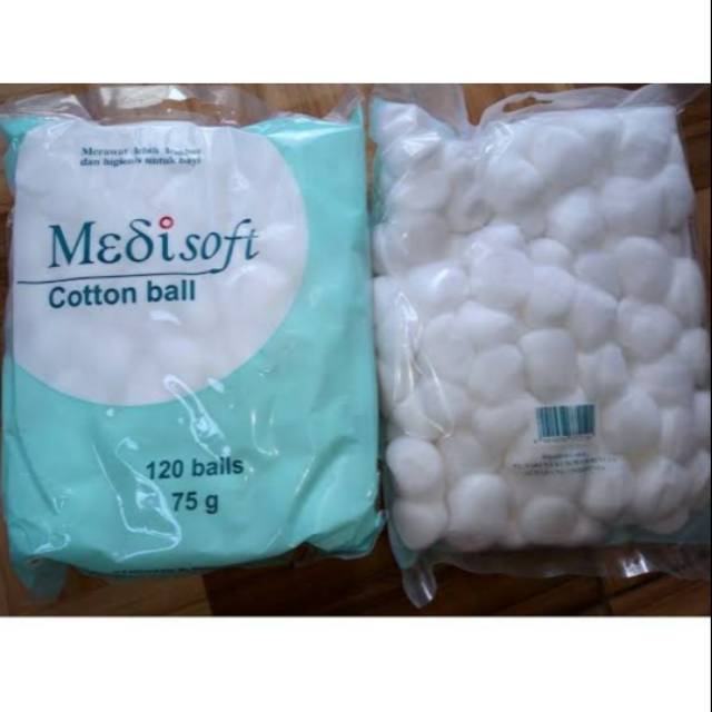 Jual Medisoft Kapas Bola/kapas bayi / kapas bulat / kapas medisoft ...