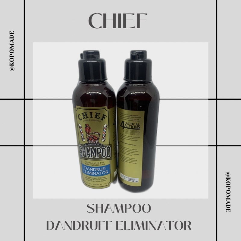 Jual Chief Shampoo Dandruff Eliminator 100ML BPOM | Shopee Indonesia