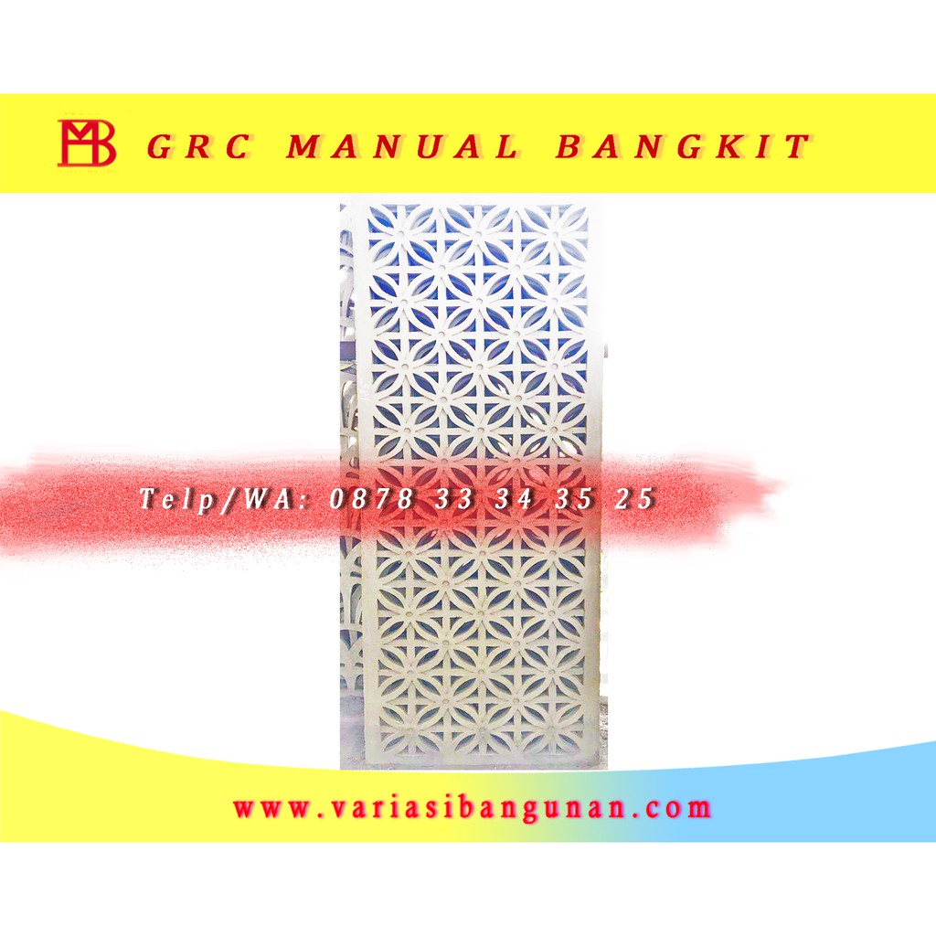 Jual Krawangan GRC Motif Batik Ceplok Minimalis | Shopee Indonesia