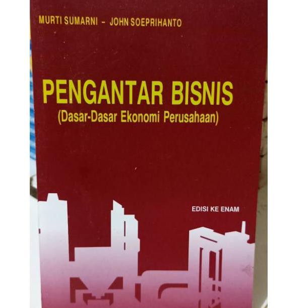 Jual Pengantar Bisnis By Murti Sumarni (ART. H8546) | Shopee Indonesia