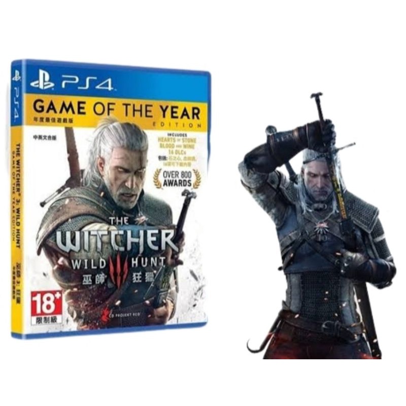 Jual BD Kaset PS4 The Witcher 3 Wild Hunt + DLC Game of The Year GOTY The Witcher 3 Wild Hunt ...