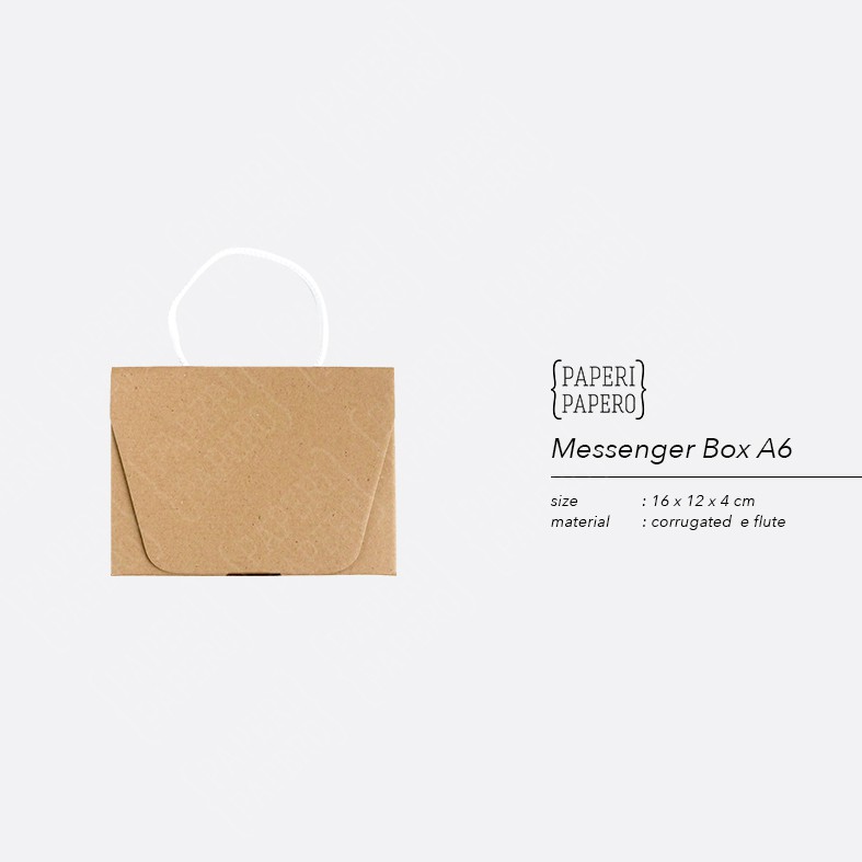 Jual Messenger Box A6 - Boks Hampers Notes / Aksesoris / Alat Tulis (1 ...