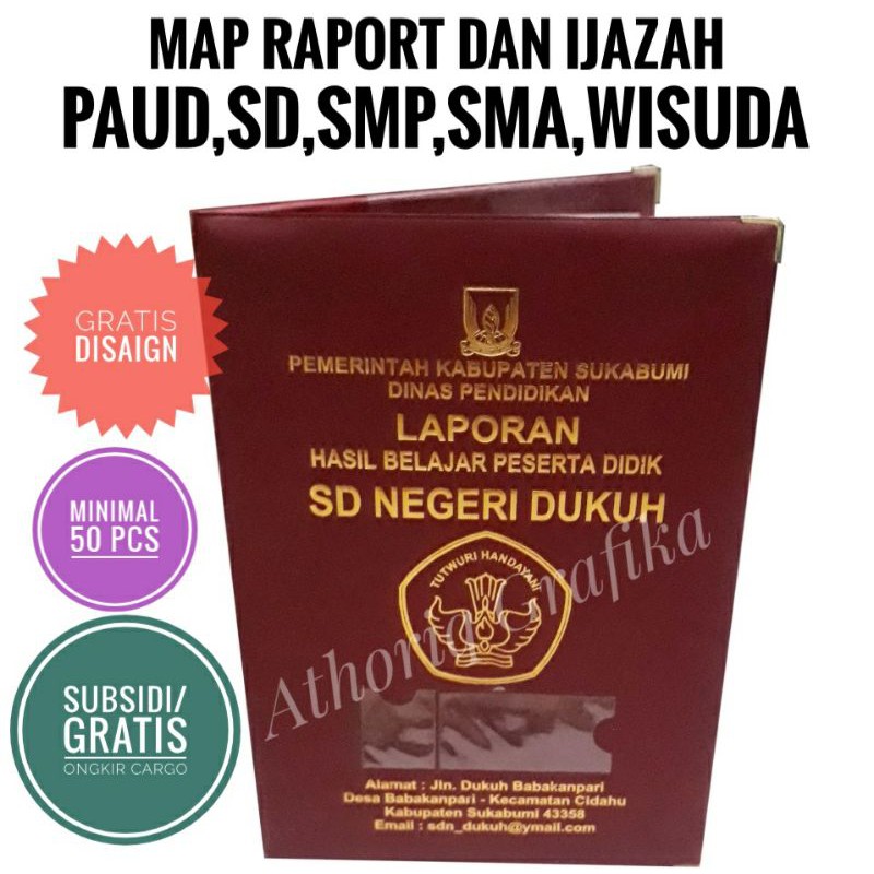 Jual map raport map ijasah map wisuda foil embost.. | Shopee Indonesia