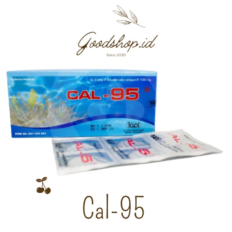Jual CAL-95 (5 STRIP @6 KAPLET SALUT SELAPUT) | Shopee Indonesia