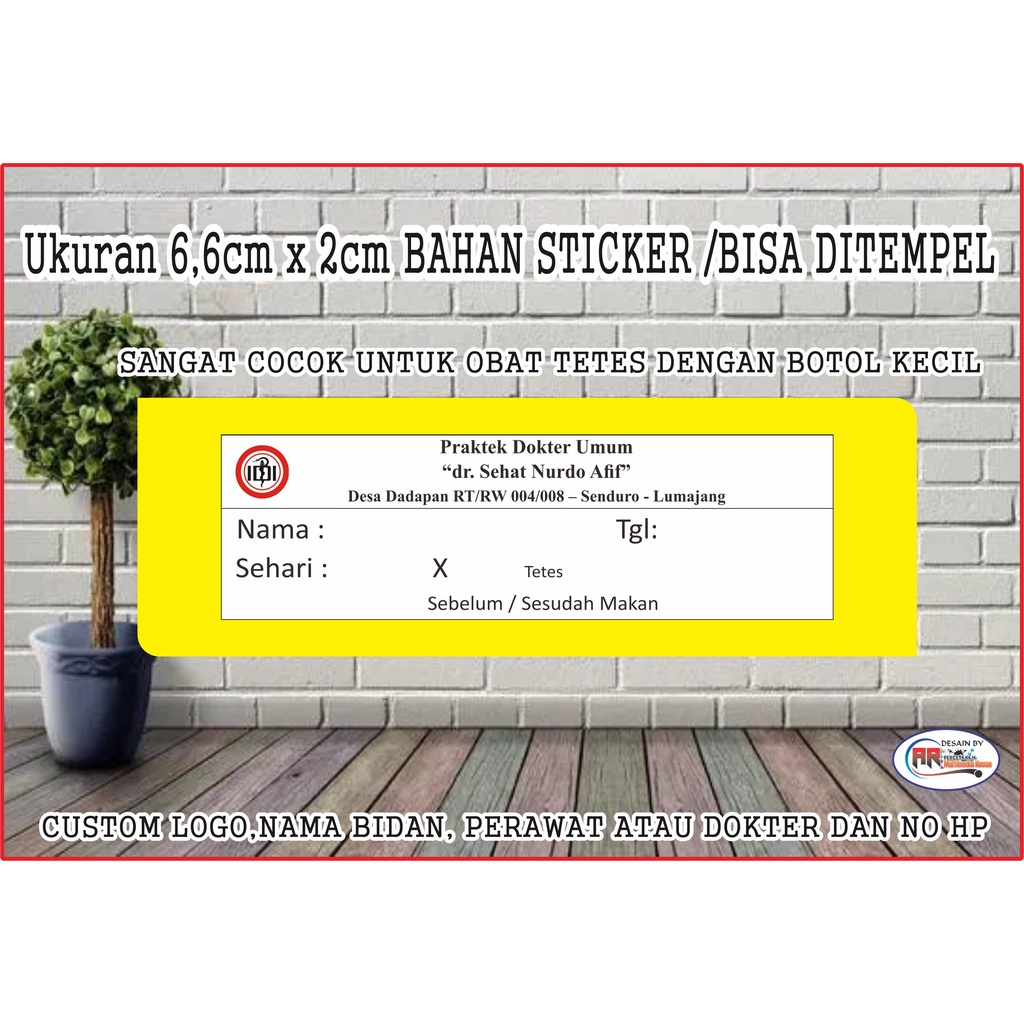 Jual ETIKET SIRUP, UNTUK BOTOL KECIL | Shopee Indonesia