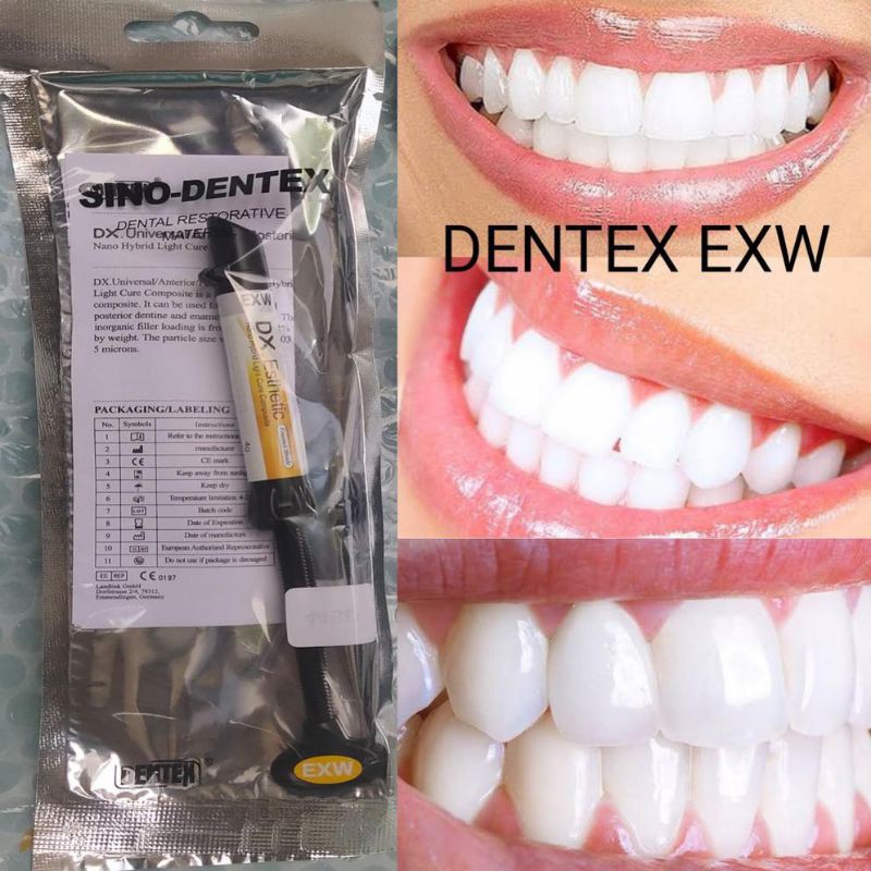 Jual COMPOSITE DENTEX EXW UNTUK VENEER / KOMPOSITE VENEER EXTRA WHITE / PASTA VENEER EXW / LEM ...