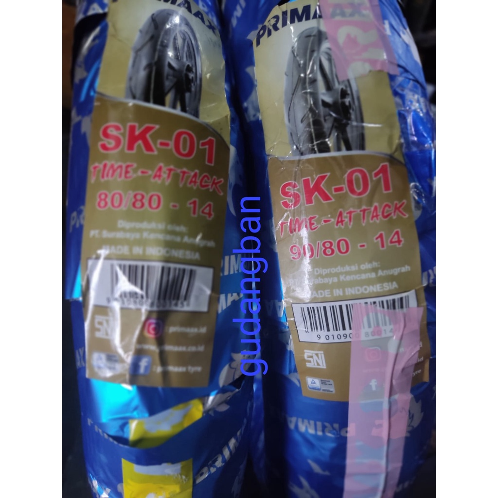 Jual Paket Primaax SK01 80 80 14 90 80 14 Time Attack Tubetype Ban Matic setara 250 14 dan 300 ...
