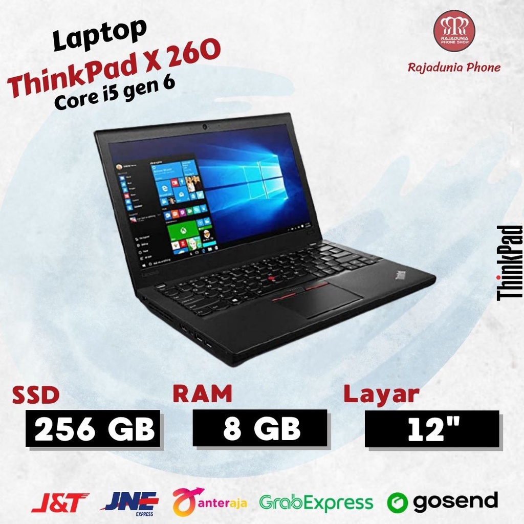 Jual Laptop Lenovo ThinkPad X260 Core i5 gen 6 SSD 256GB Ram 8GB | Shopee Indonesia