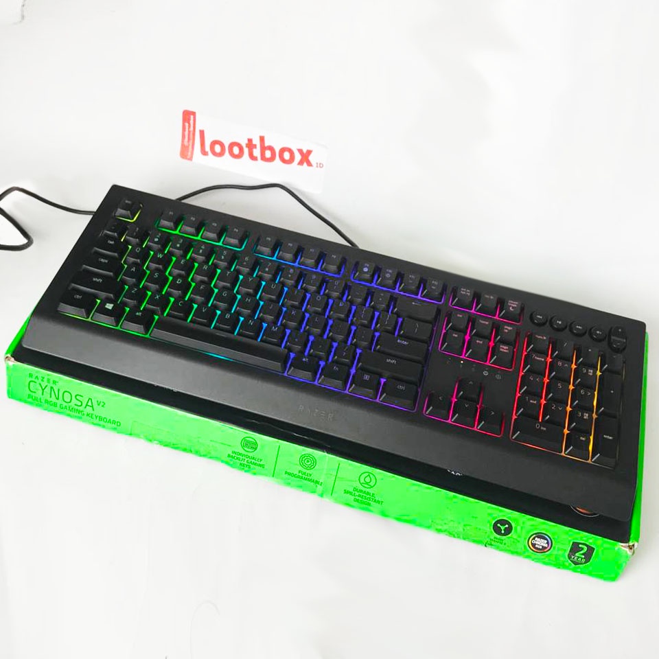 Jual Keyboard Gaming Membran non-Mechanical Razer Cynosa v2 [SECOND ...