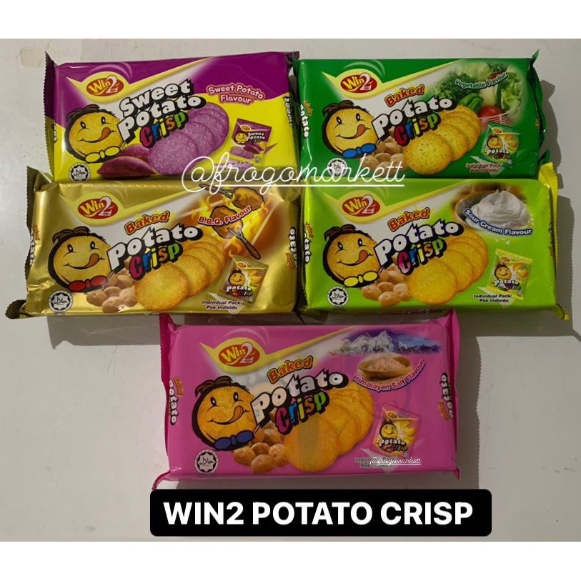 Jual Win2 Potato Crisp Win-win Keripik Kentang All Variant | Shopee ...
