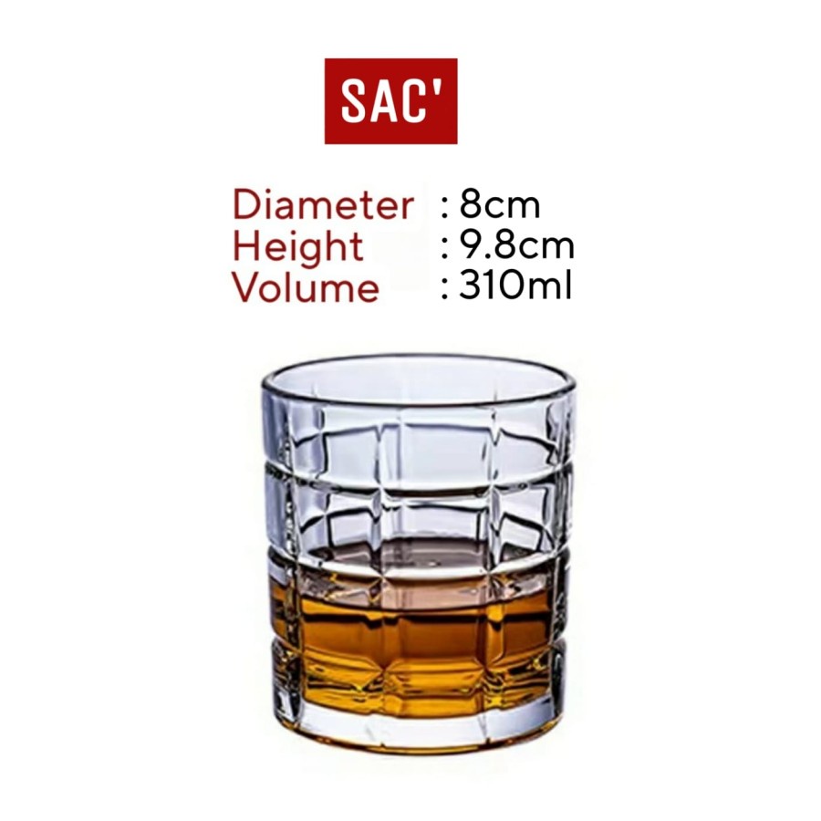 Jual 𝙎𝘼𝘾' Rhone Whiskey Glass Gelas Kaca Gelas Whisky Wine Beer Gelas Air Minum Minuman Anggur ...