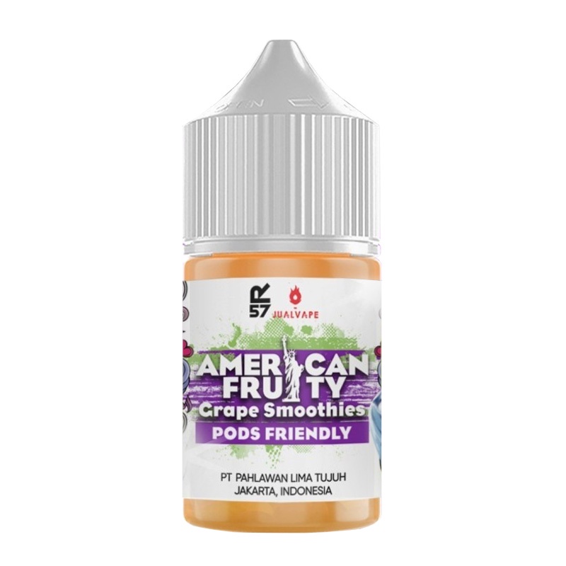 Jual American Fruity Grape Smoothies Salt Nic E-Liquid 30ML 12MG ...