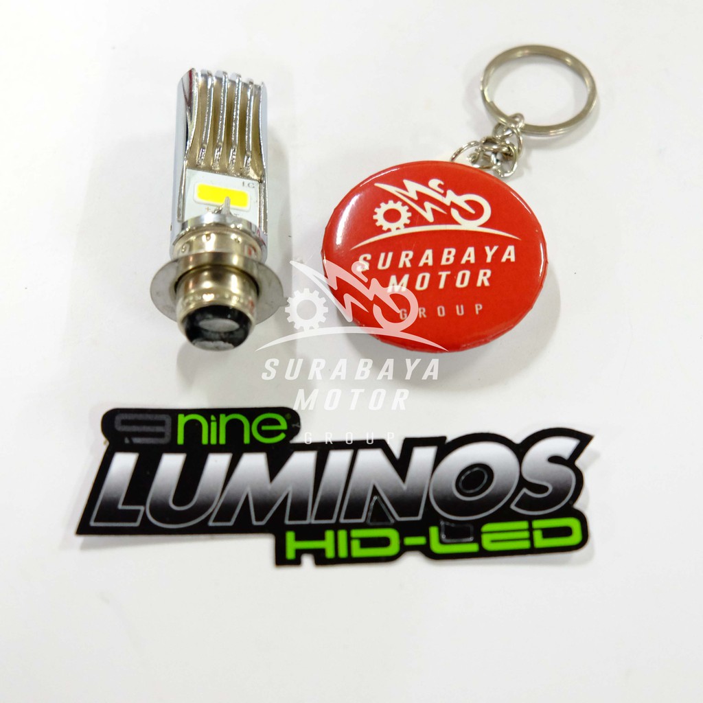 Jual Lampu Motor H6 LED Bohlam Utama Kaki 1 Luminos Depan K1 Eco9 ...