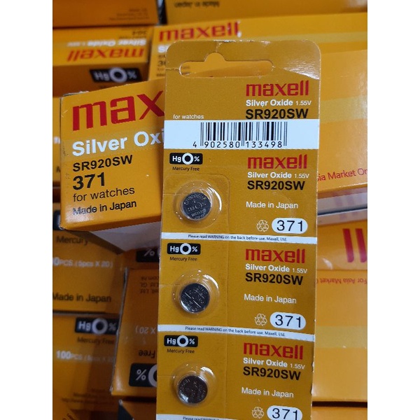 Jual Baterai Maxell 920 SR920SW 371 | Shopee Indonesia