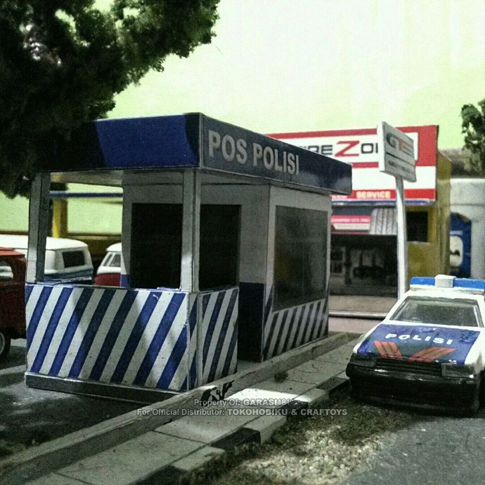 Jual DIORAMA DIECAST - MINIATUR POS POLISI LALU LINTAS | Shopee Indonesia