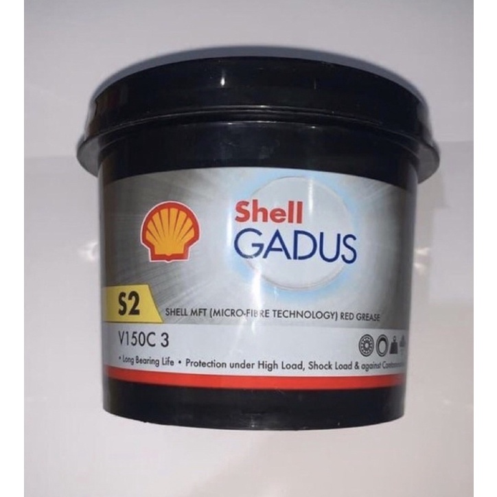 Jual Gemuk Shell Grease Shell Gadus S2 V150C 3 RED Grease isi 500gram ...