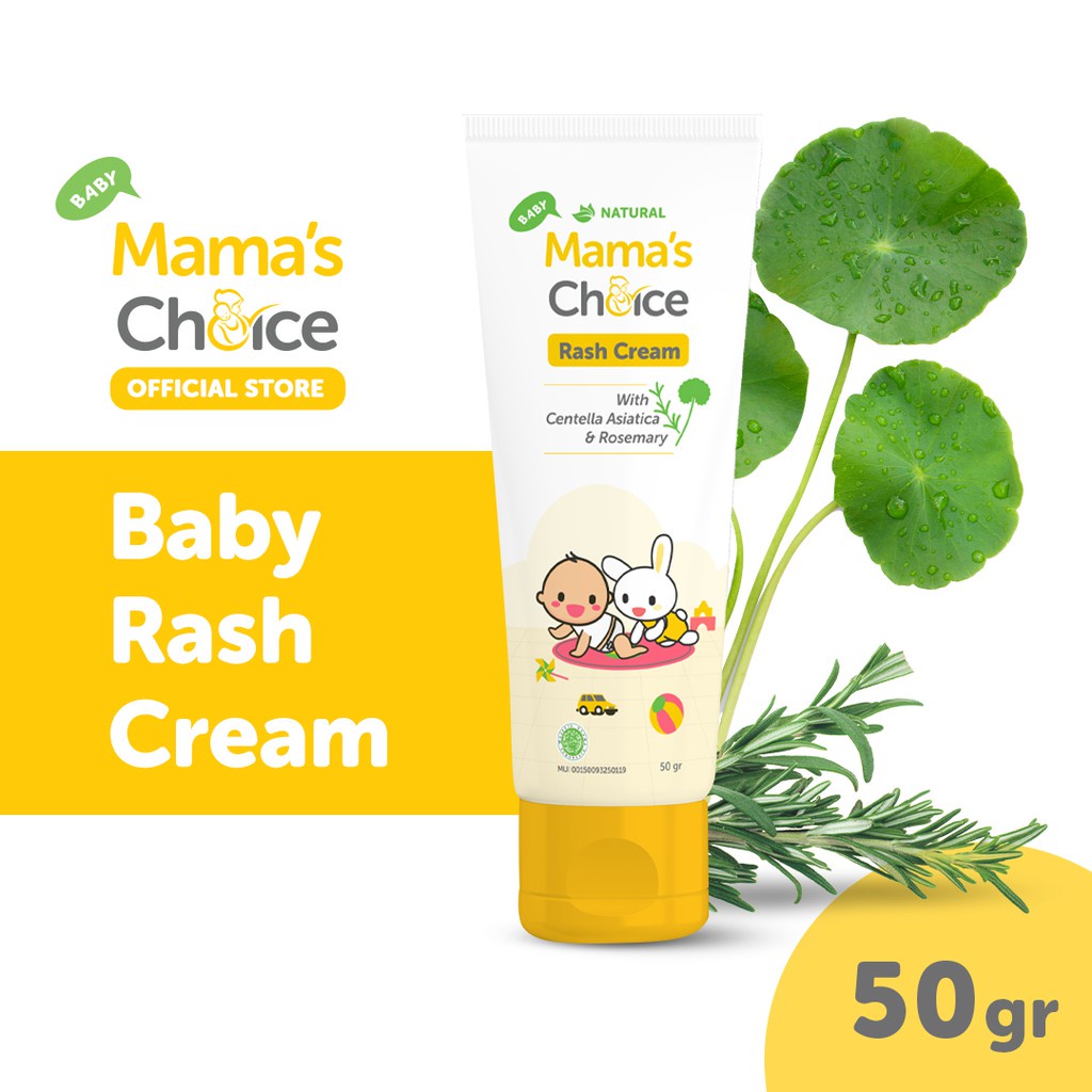 Jual Baby Cream Ruam Popok | Mama's Choice Baby Rash Cream 50 gr ...