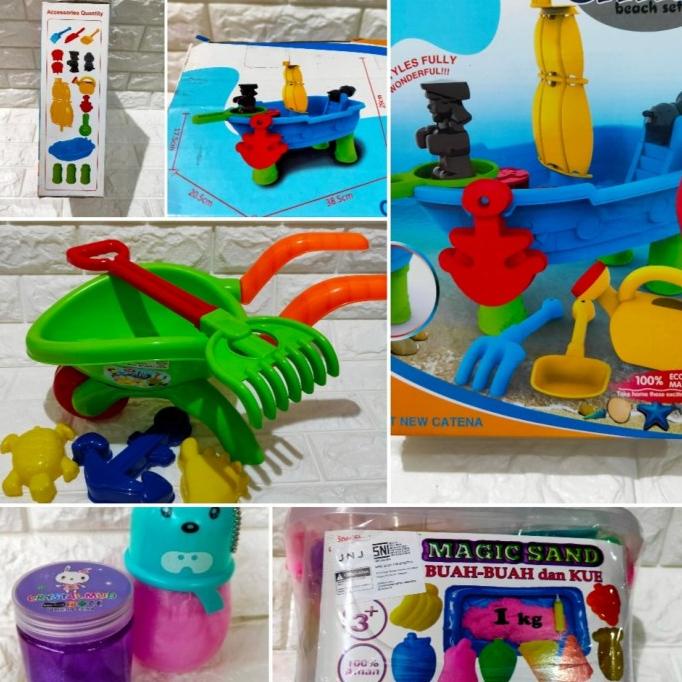 Jual Mainan Meja Pasir Anak + Pasir Magic-nya 1KG | Shopee Indonesia