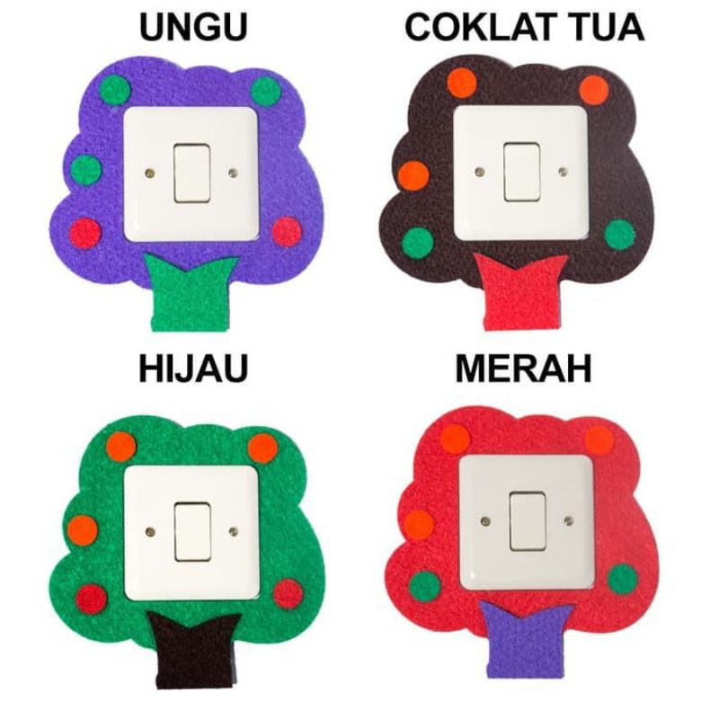 Jual Hiasan colokan lampu sticker saklar lampu Stop Kontak Frame ...