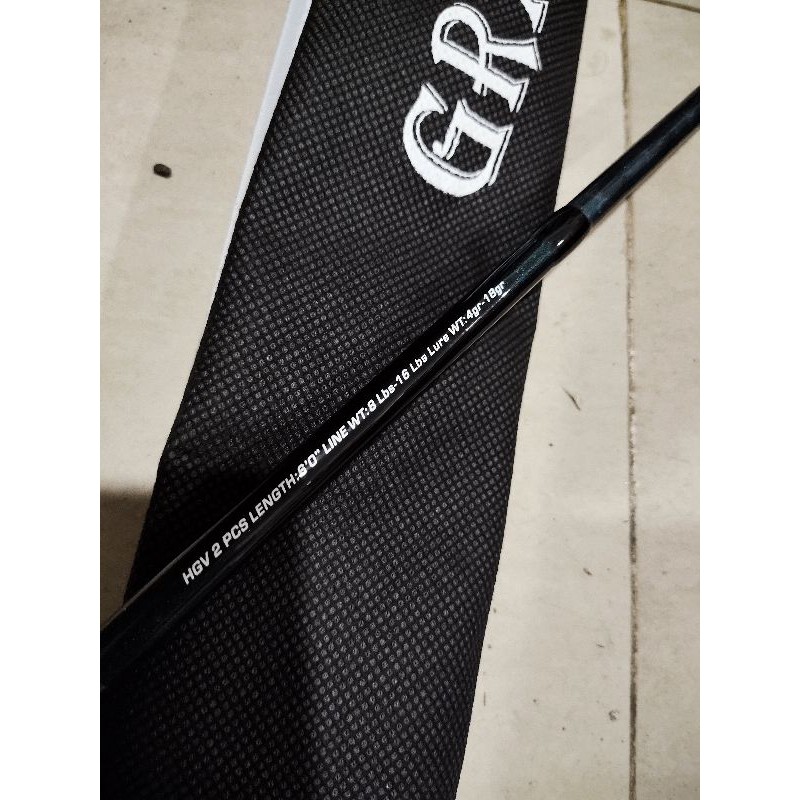 Jual joran hinomiya grand veloz atau barramundi new 602 carbon ulir ...