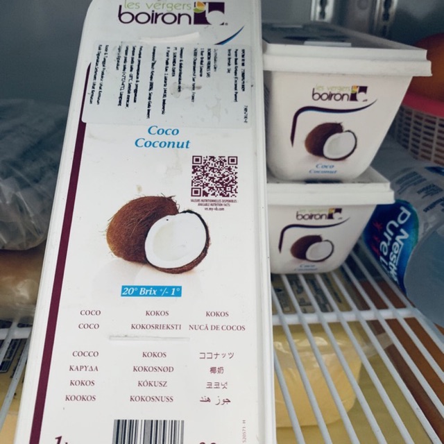 Jual Boiron coconut puree 1kg kelapa 1 kg | Shopee Indonesia