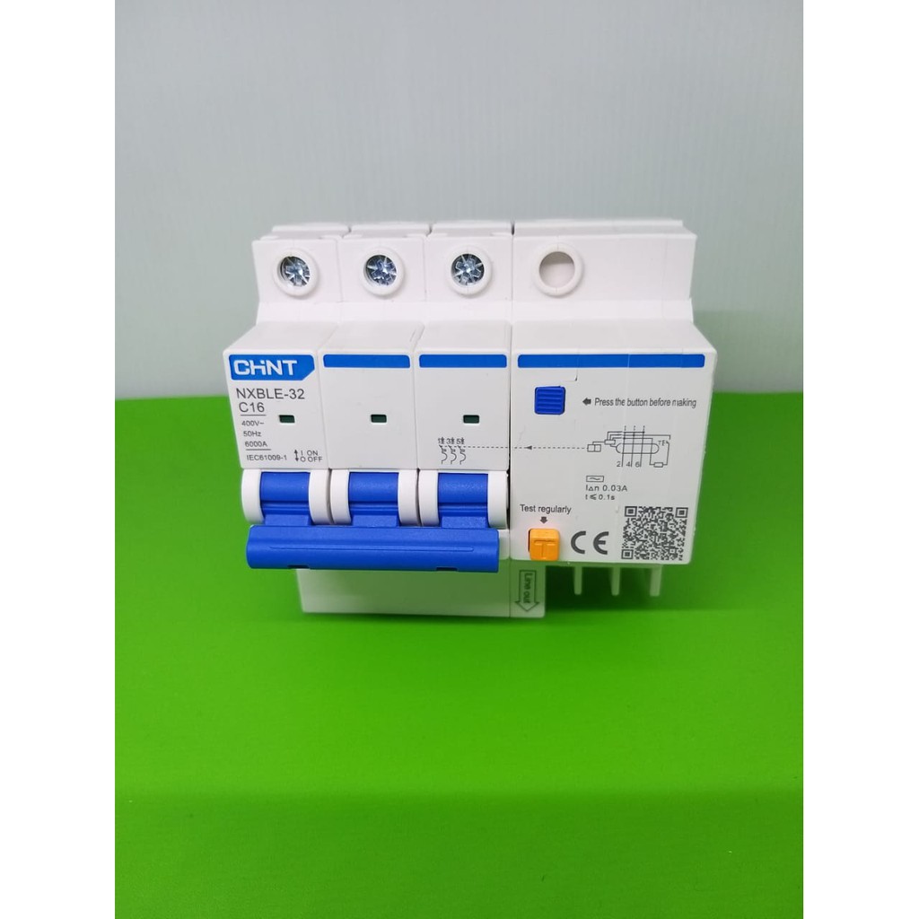 Jual RCBO + MCB Chint NXBLE-32 3P 16 (A) | Shopee Indonesia