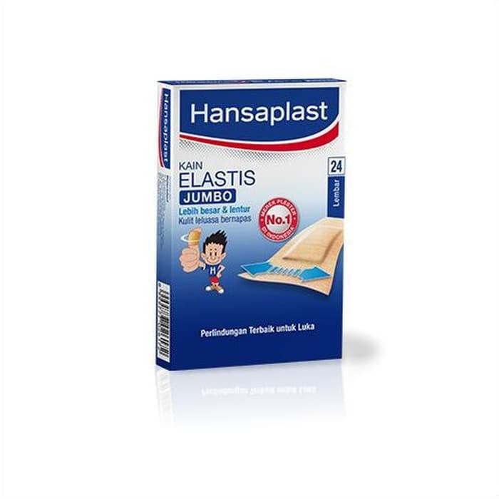 Jual Plester Hansaplast Elastis Jumbo isi 25 strip isi 50 Lembar ...