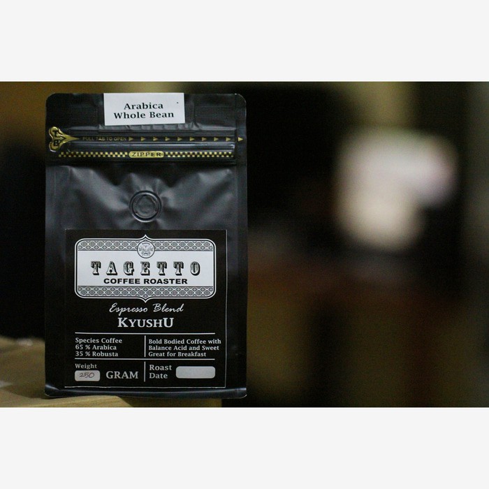 Jual KOPI ESPRESSO BLEND KYUSHU 200GR - ARABICA 65% & ROBUSTA 35% ...