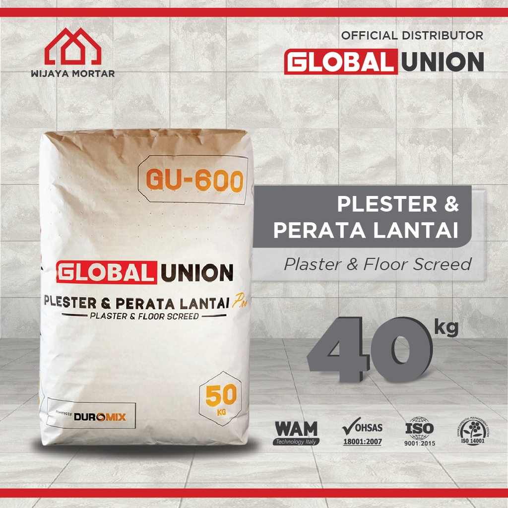 Jual Semen Mortar Plesteran Dinding Dan Perata Lantai - Global Union ...